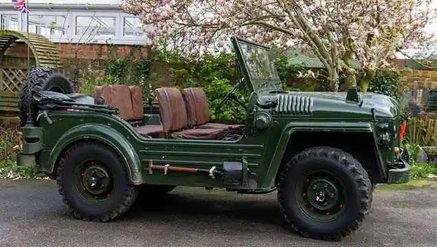 Classic Military Vehicle Austin Champ Jeep for Hire in Kent