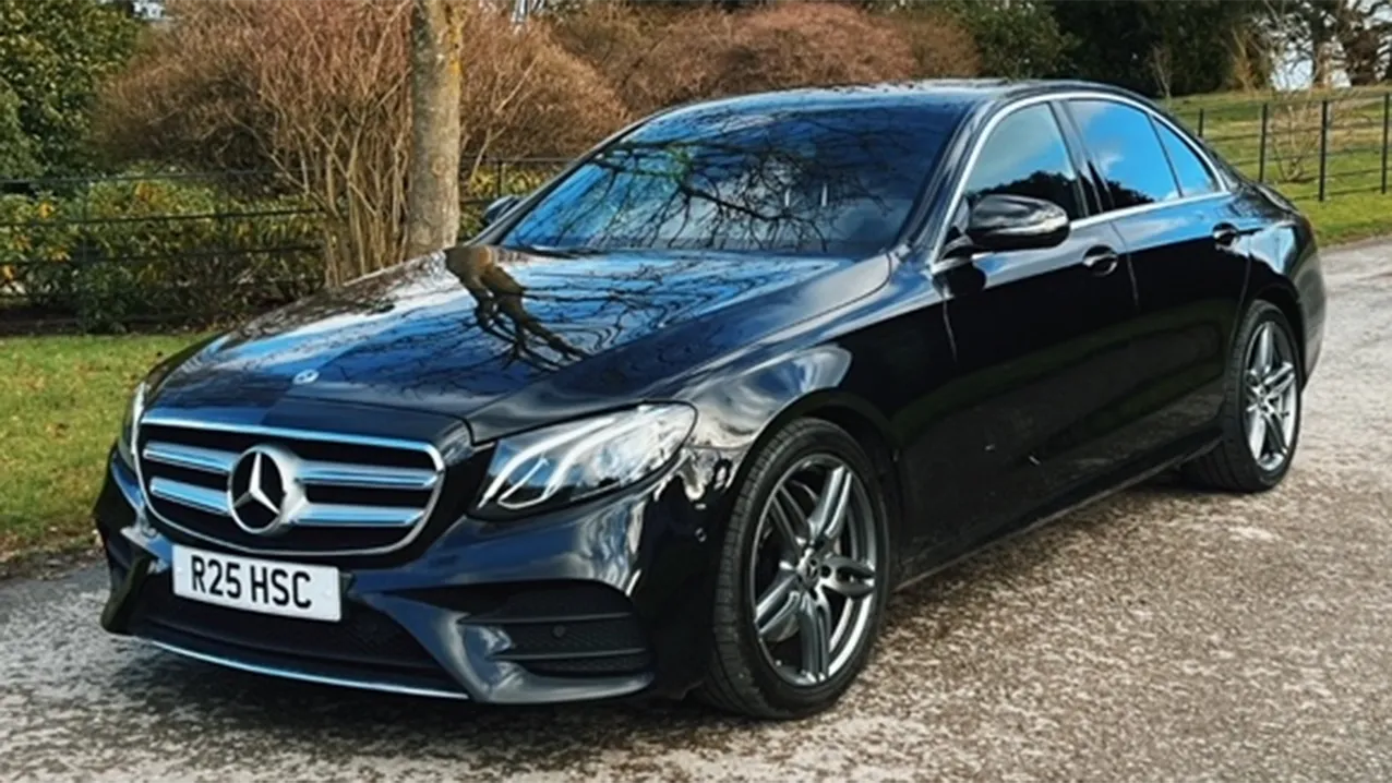 Black Mercedes E-Class for Wedding Hire in Yorkshire
