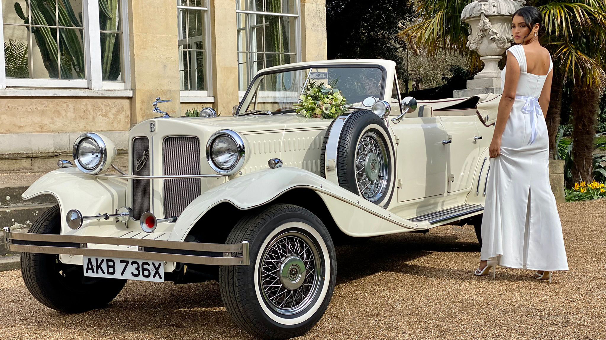 Vintage Beauford 4-Door Convertible for hire in London