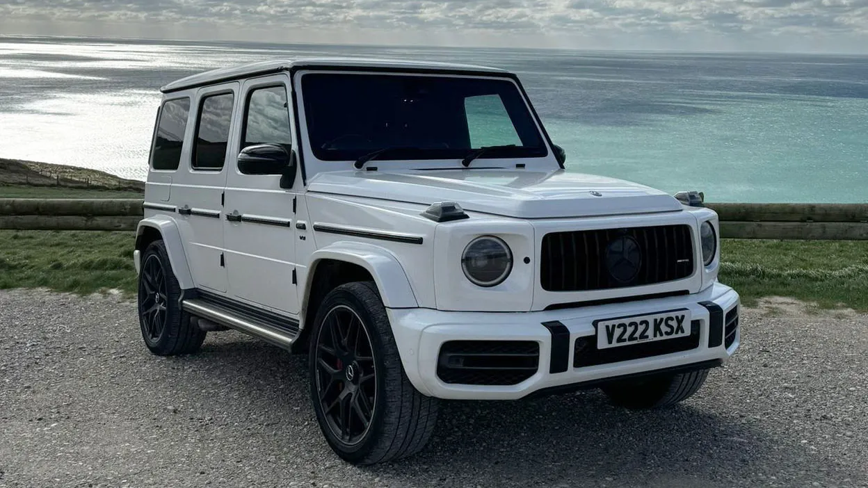 Modern White Mercedes G-Wagon for Hire | Premier Carriage