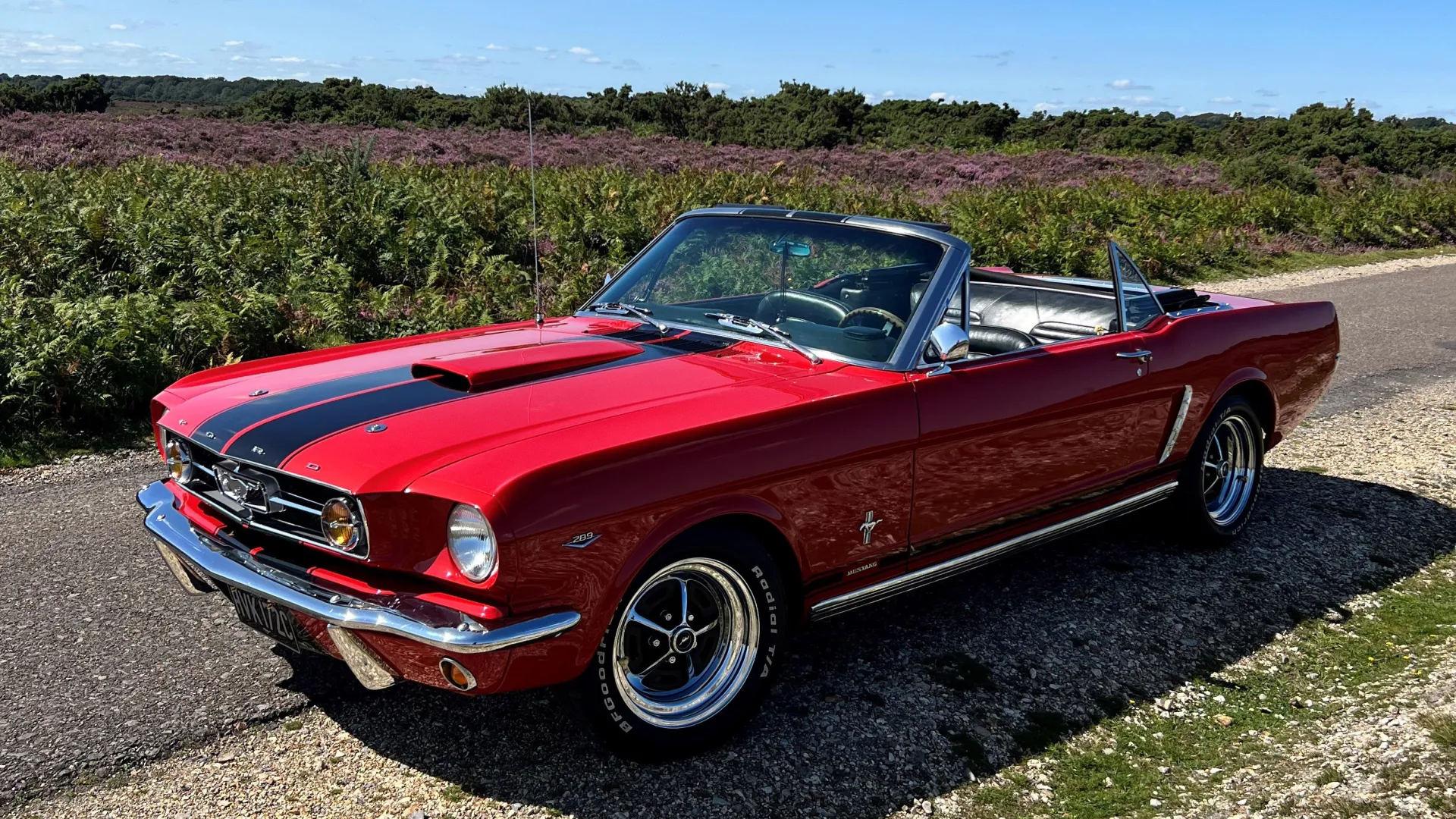 Classic Red Ford Mustang Convertible | Premier Carriage