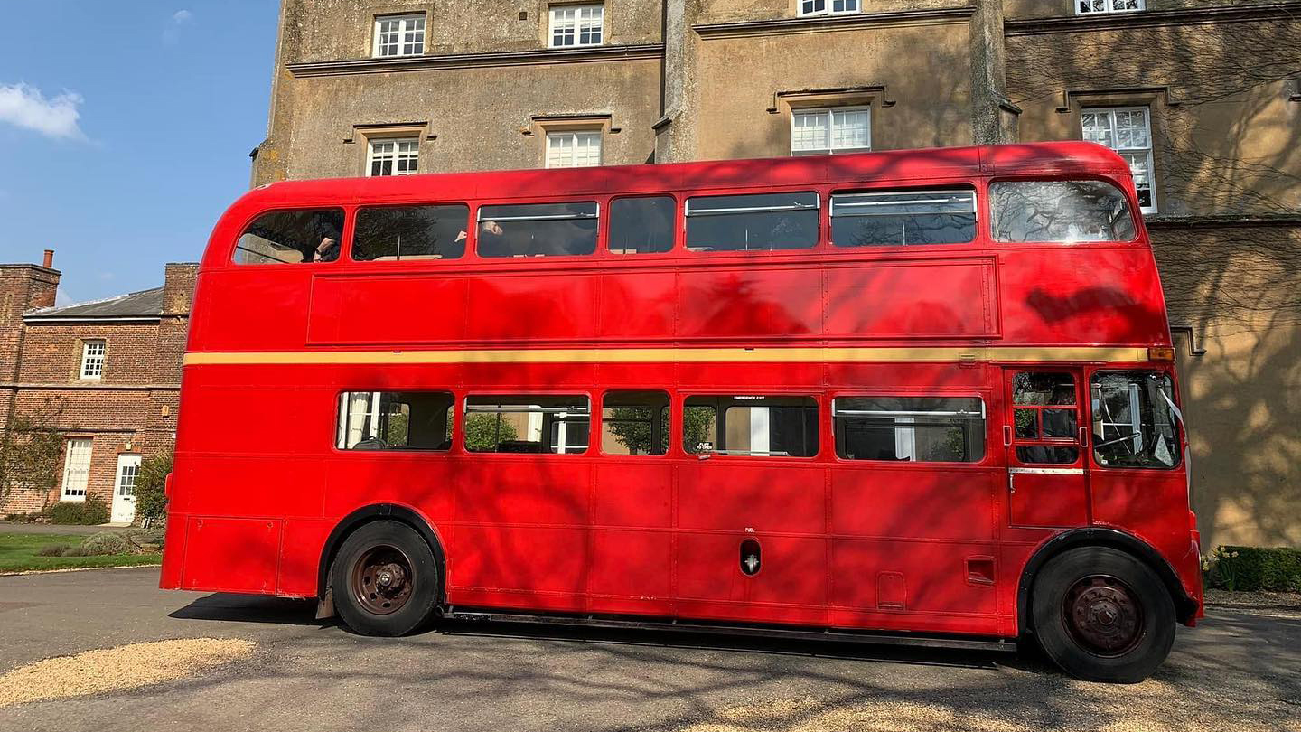 Red Double Decker 72-seater Routemaster Bus for Hire