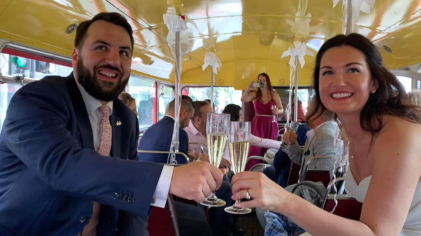 72-seats Red Routemaster Wedding bus for Hire