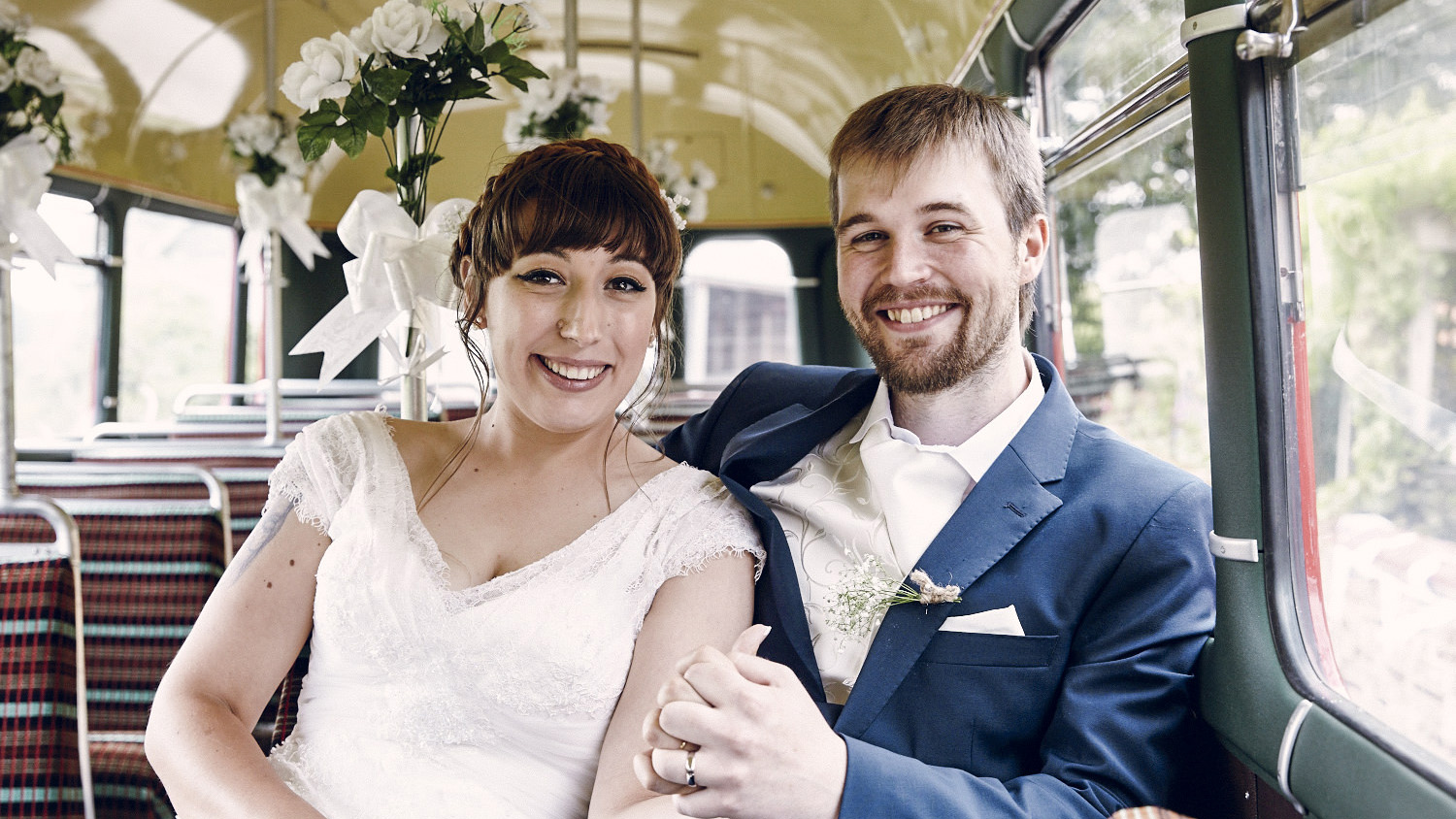 Vintage Single Decker Red Bus for Wedding hire