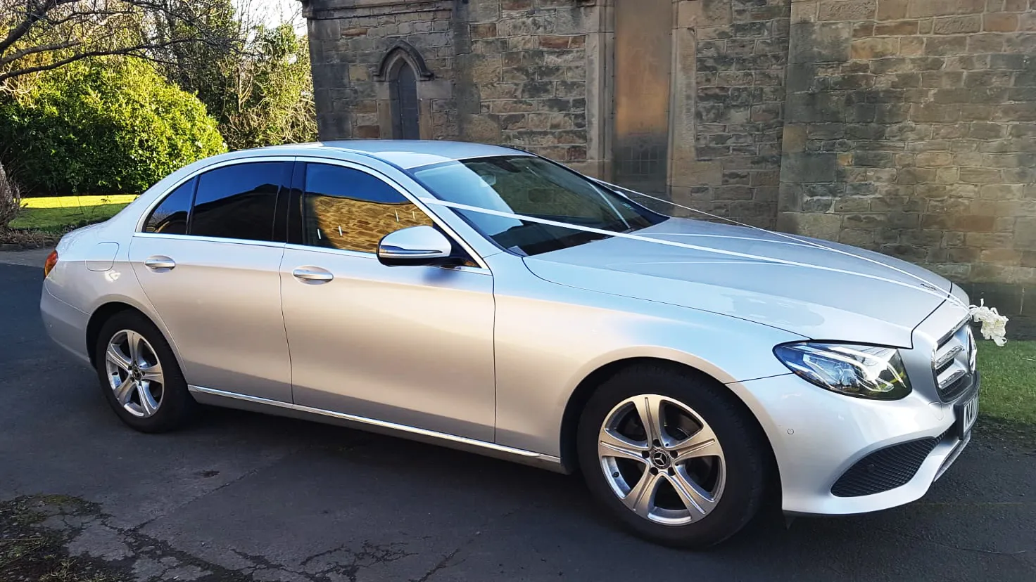 Modern Mercedes E-Class Wedding Car hire Newcastle