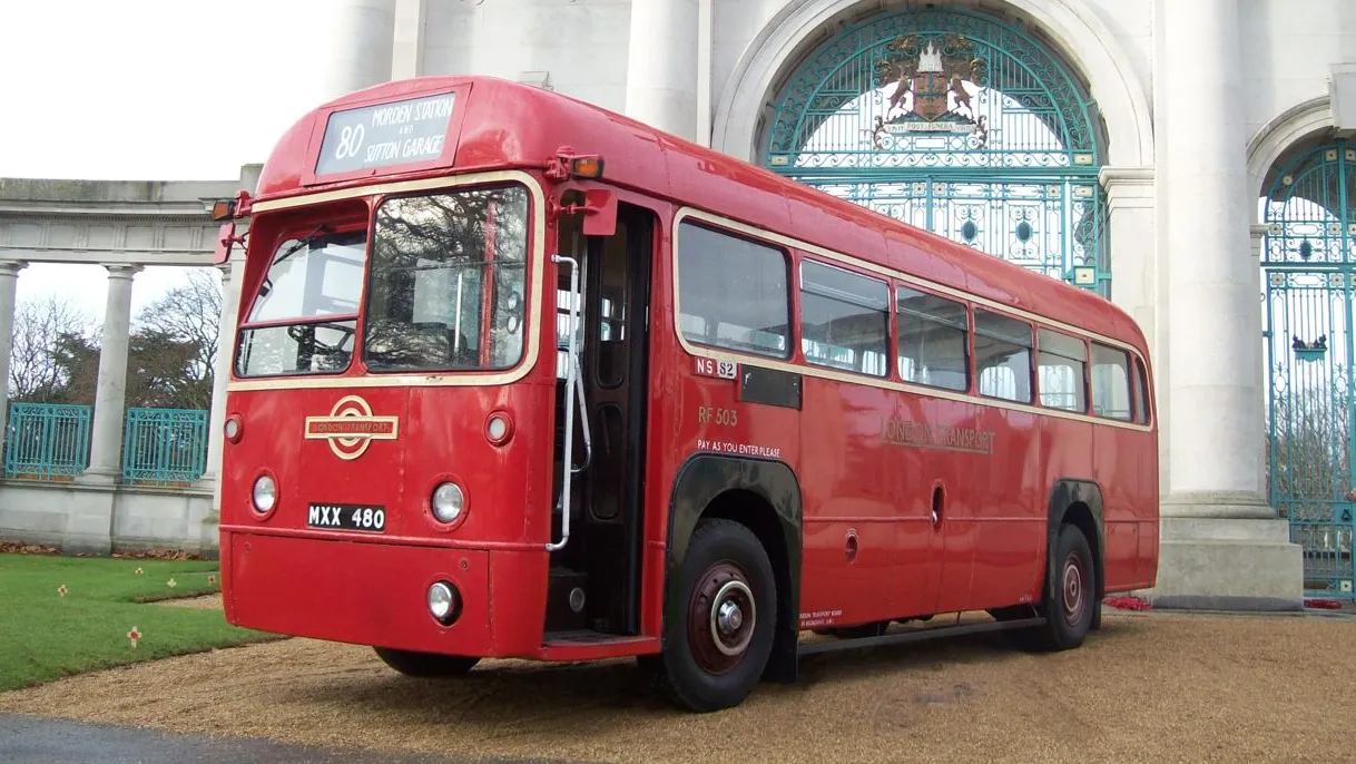 Classic 41-seater Single Decker Red Bus East Midlands