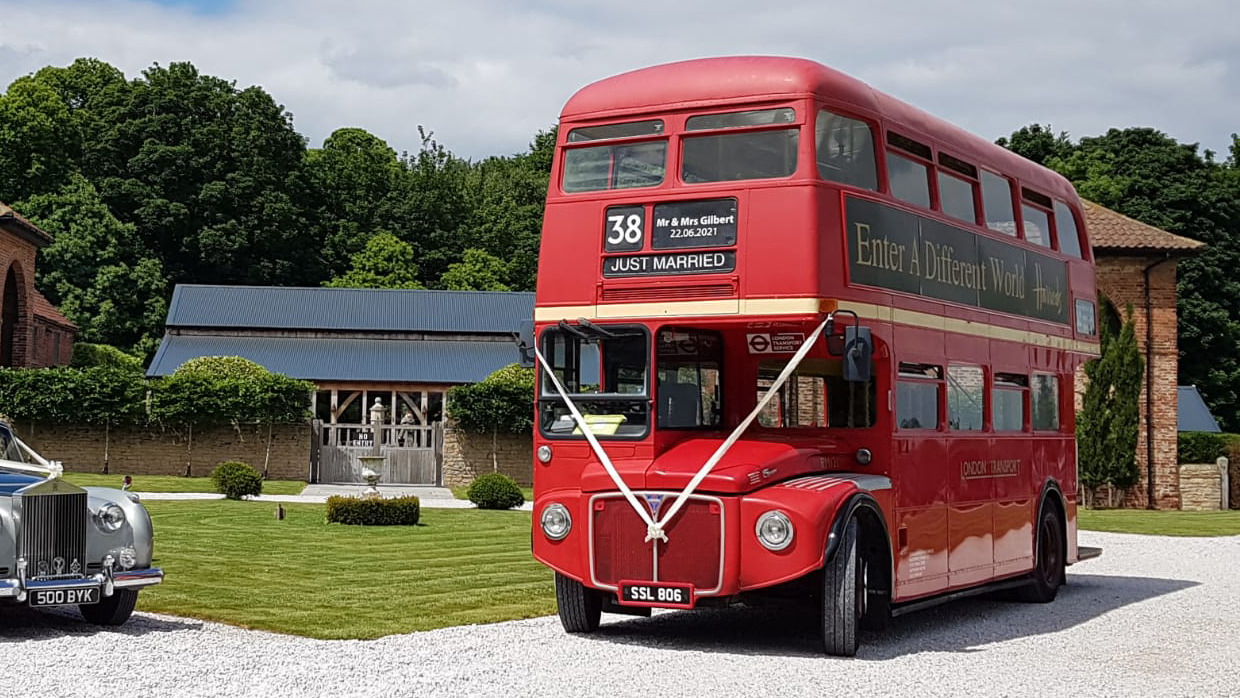 Vintage Double Decker Routemaster Wedding Bus