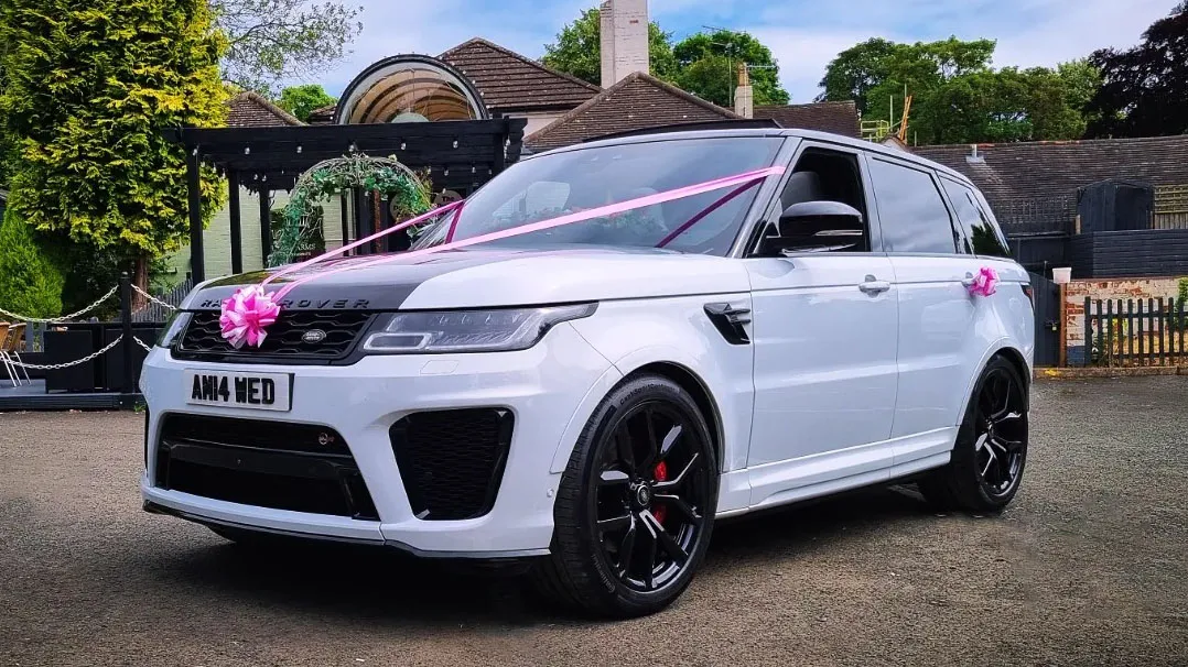 White Range Rover SVR Wedding Car in West Midlands