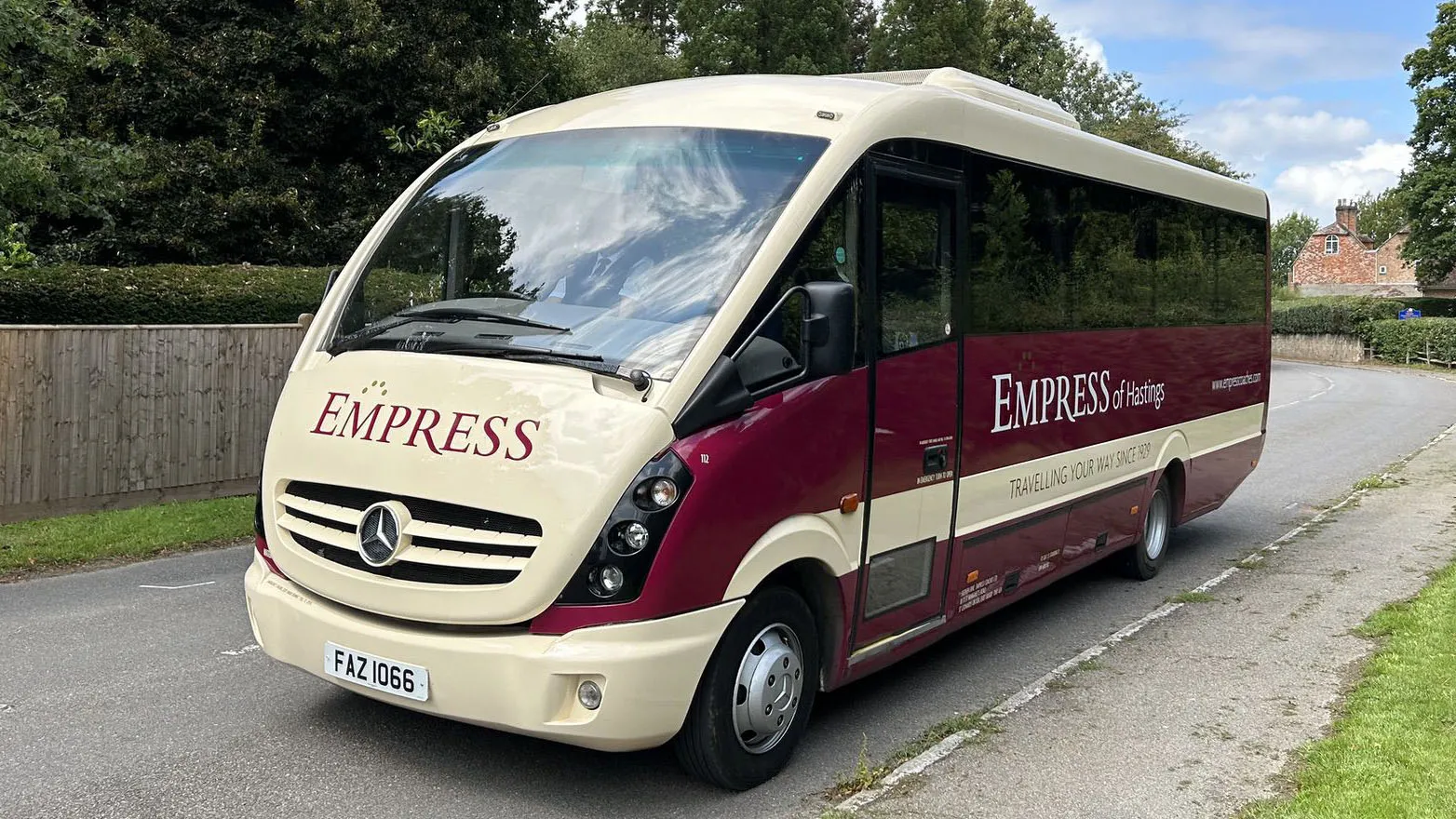Modern 33 Seater Mercedes Bus for Hire in Sussex, Kent and Surrey