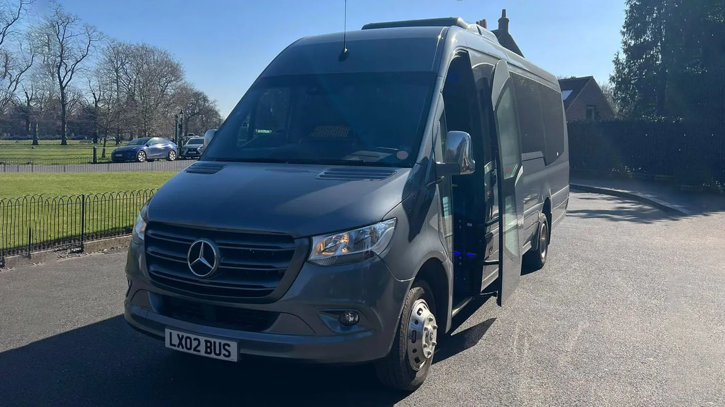 16-Seater Mercedes Sprinter Wedding Bus Hire London
