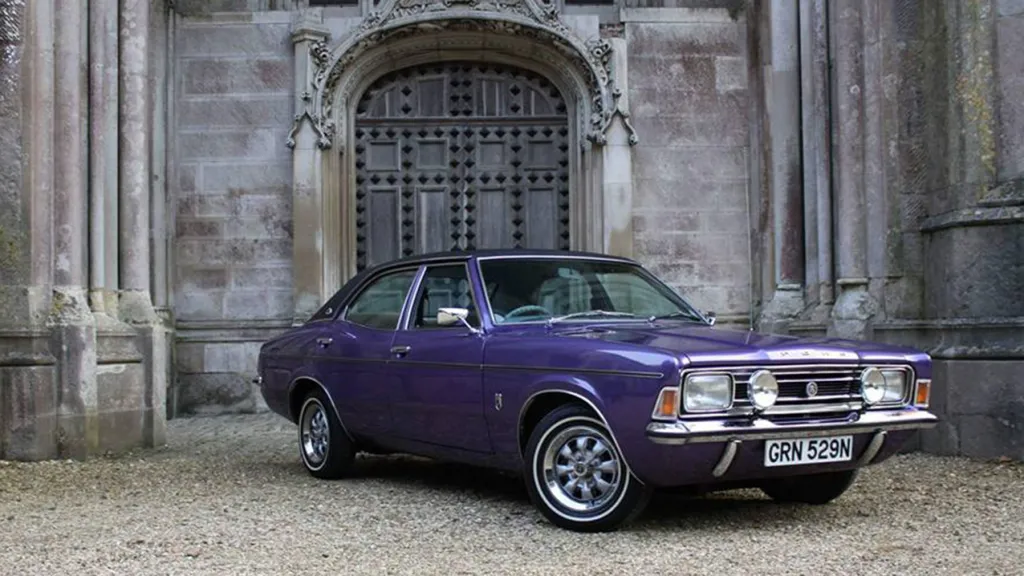 Classic Ford Cortina Wedding Car Hire Verwood, Dorset