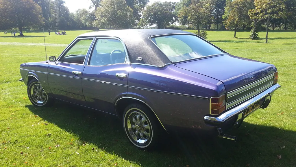 Classic Ford Cortina Wedding Car Hire Verwood, Dorset