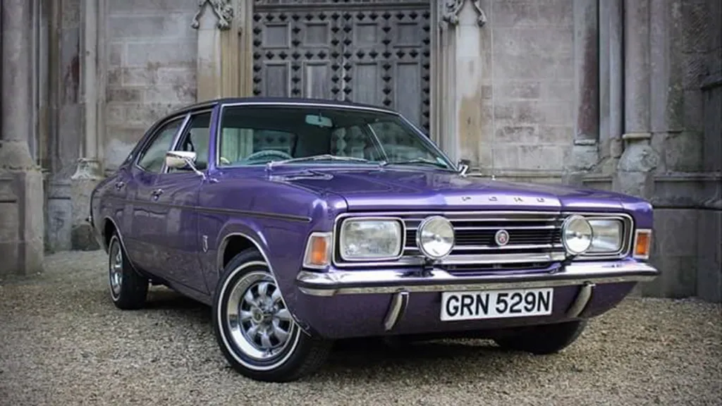Classic Ford Cortina Wedding Car Hire Verwood, Dorset