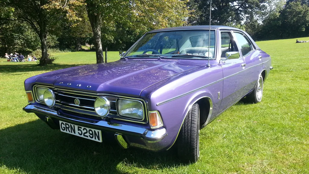 Classic Ford Cortina Wedding Car Hire Verwood, Dorset
