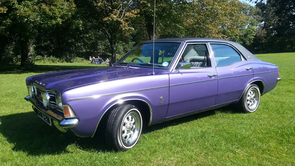 Classic Ford Cortina Wedding Car Hire Verwood, Dorset