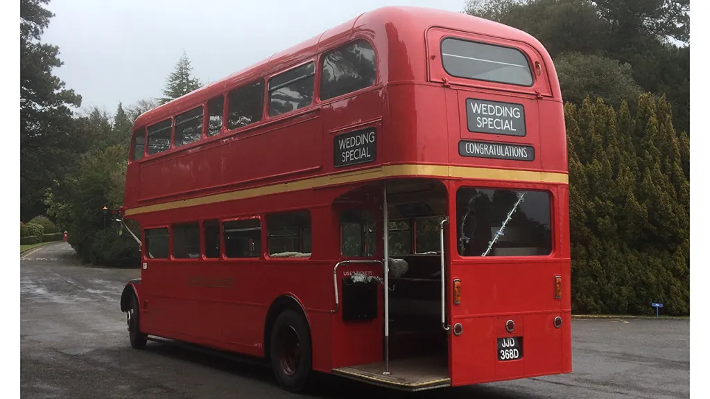 Classic Routemaster London Bus available for Wedding Hire