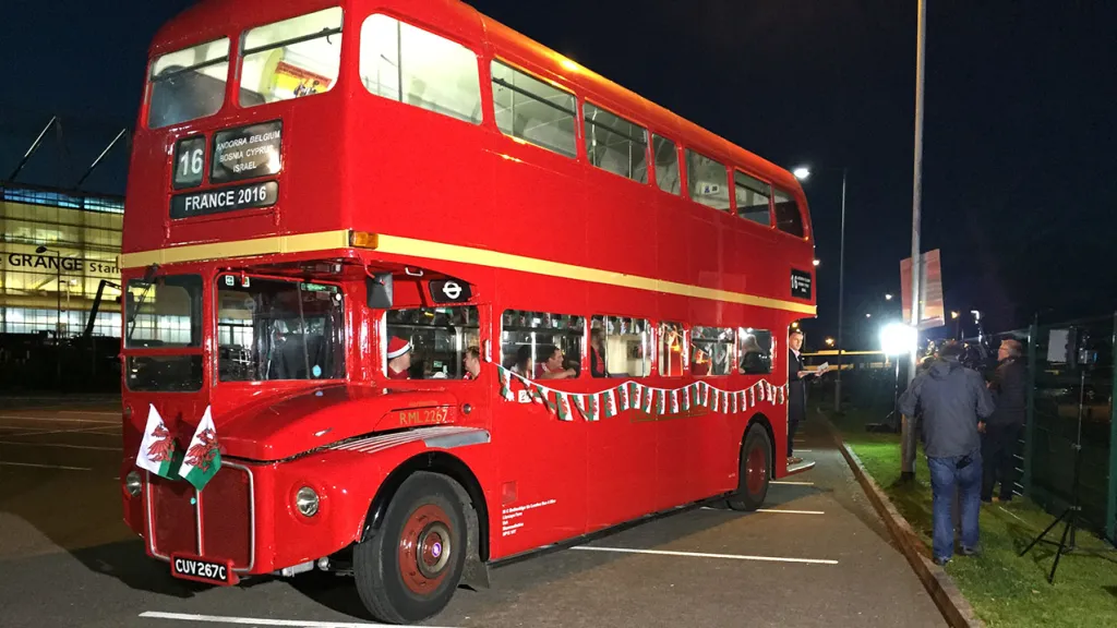 London Routemaster Wedding Bus Hire Usk, Monmouthshire, South Wales