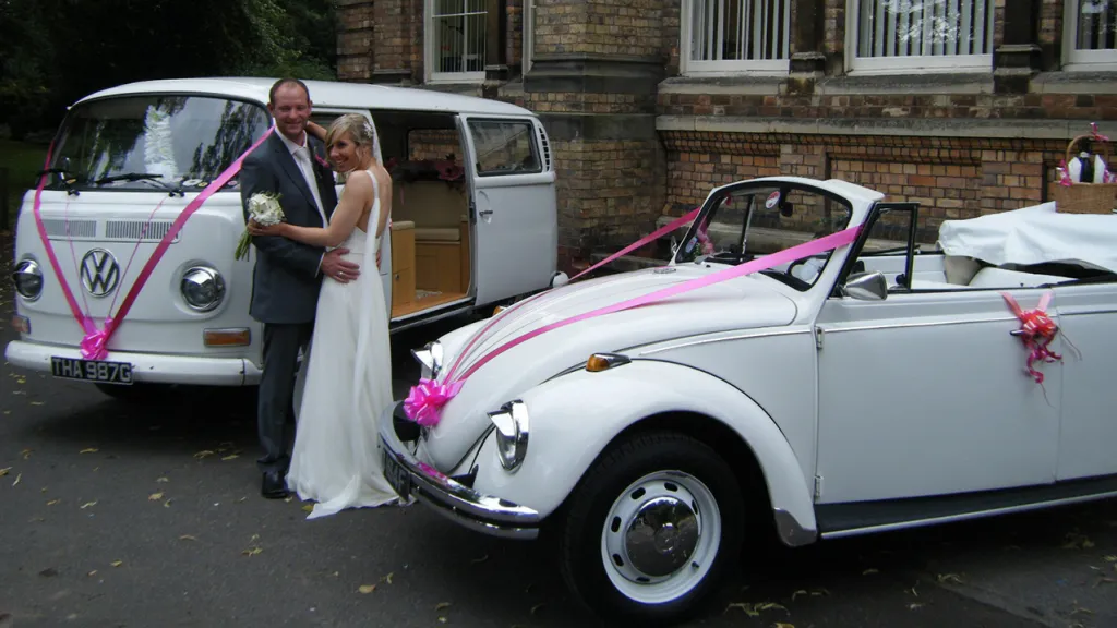 Classic VW Beetle Convertible Wedding Car Hire in East Sussex