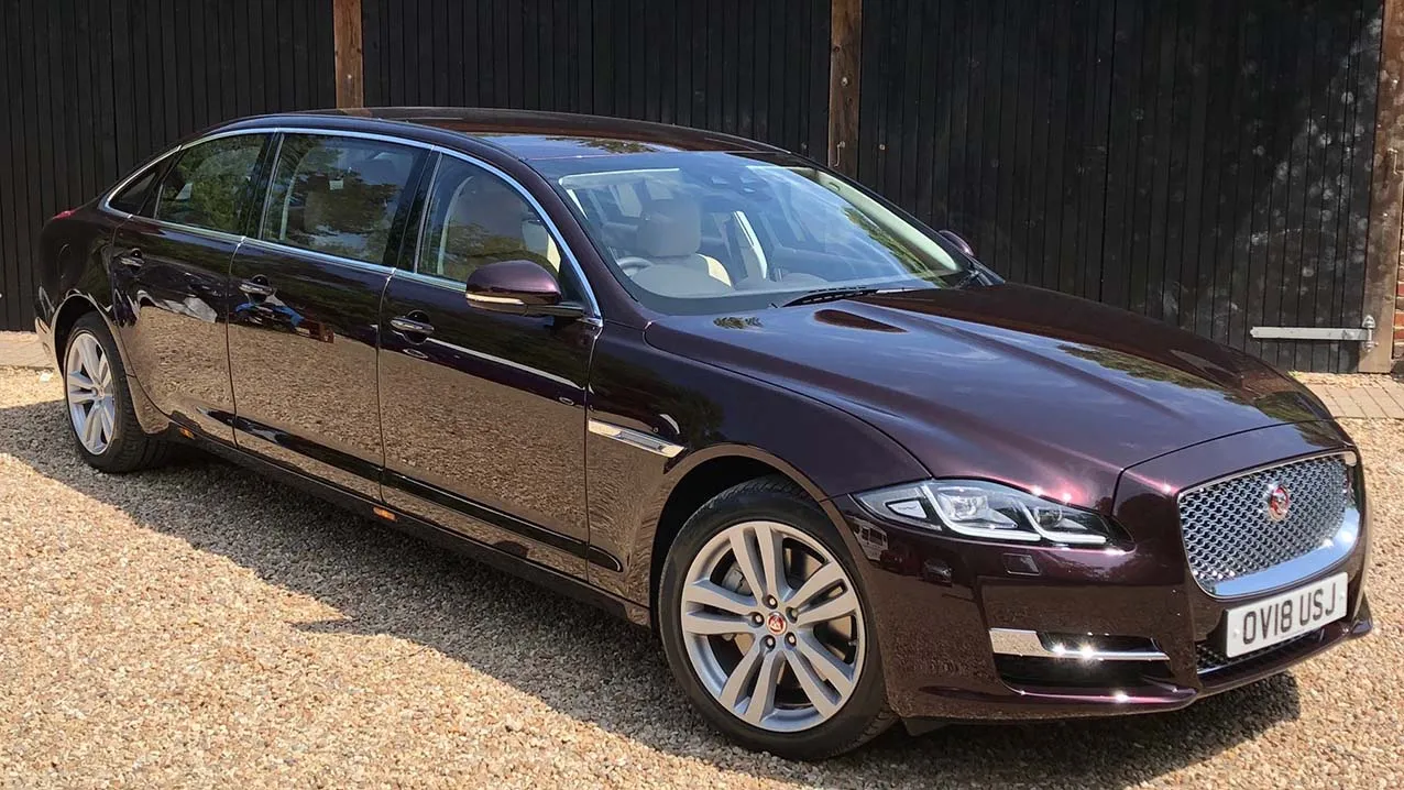 Jaguar XJ Stretched Limousine for Hire