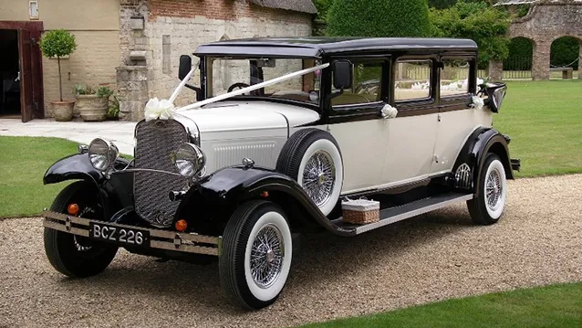 Vintage Bramwith Convertible Wedding Car hire Bournemouth