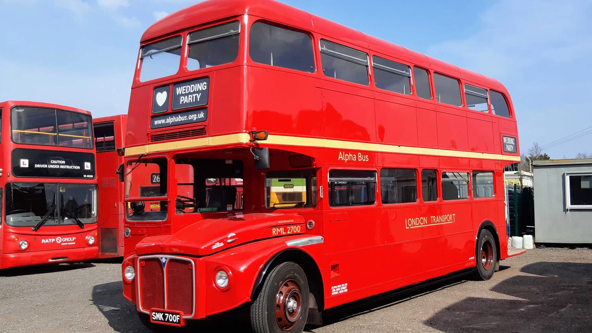Routemaster London Bus available to Hire for Wedding