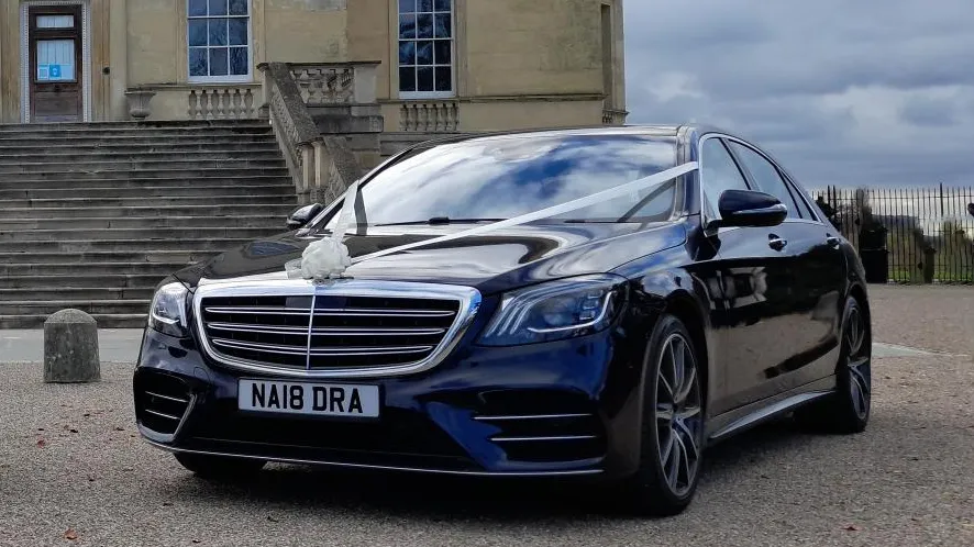 Dark Blue Mercedes S-Class S500 L to Hire | Premier Carriage