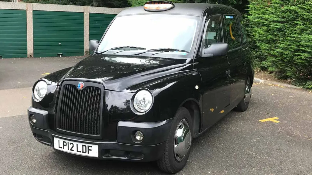 Modern Black London TX4 Taxi Cab available to hire in London