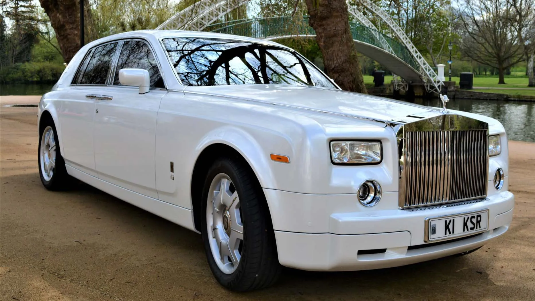 White Modern Rolls-Royce Phantom V11 for Hire in Bedfordshire