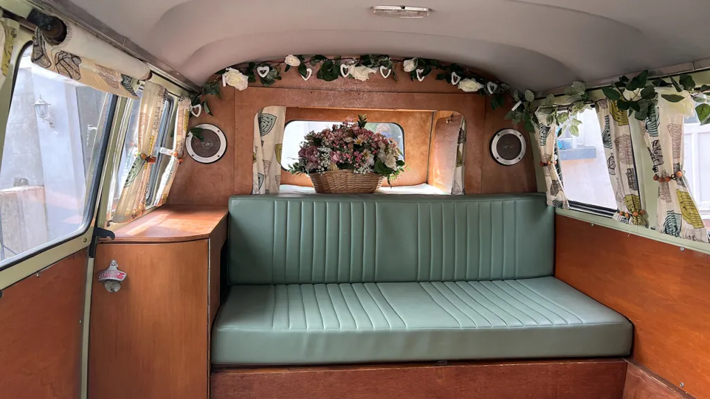 Retro Vintage VW Campervan Splitscreen for Hire in Devon
