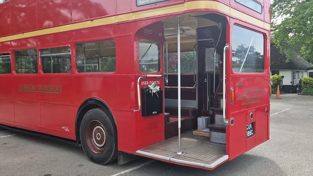 London Routemaster Wedding Bus Hire Bournemouth, Dorset