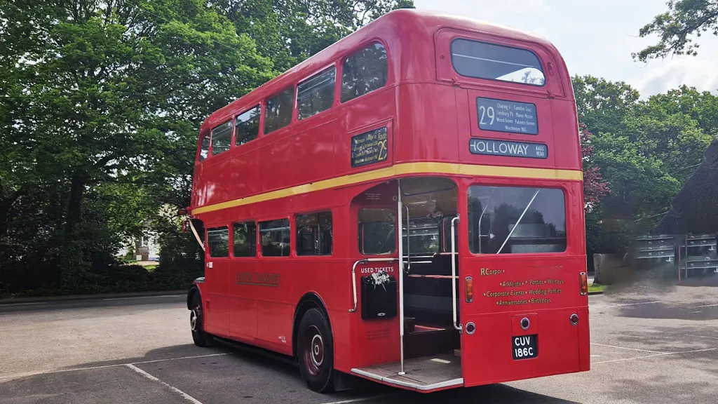 London Routemaster Wedding Bus Hire Bournemouth, Dorset