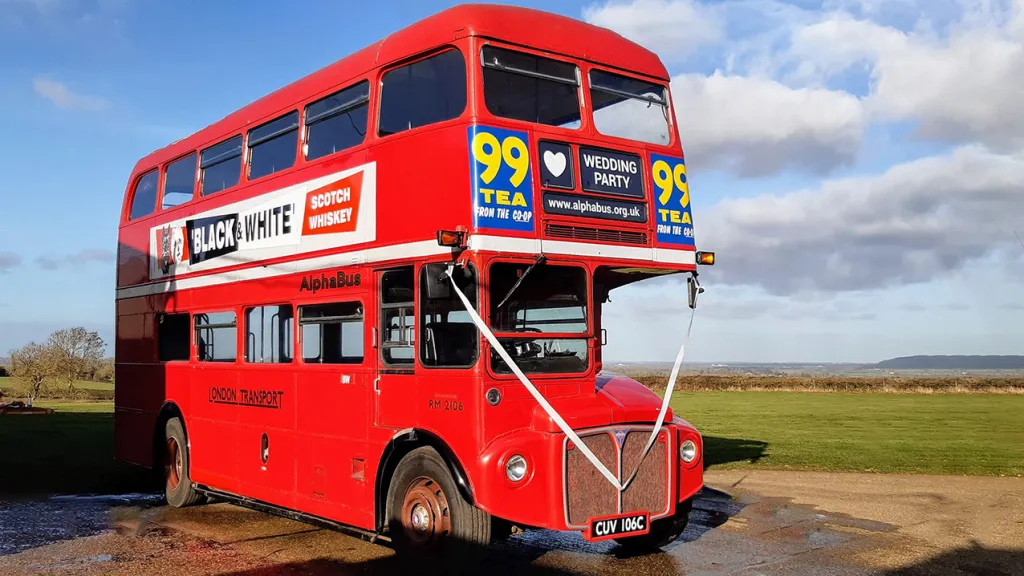 Routemaster London Wedding Bus Hire in London, Bedford, Hertfordshire