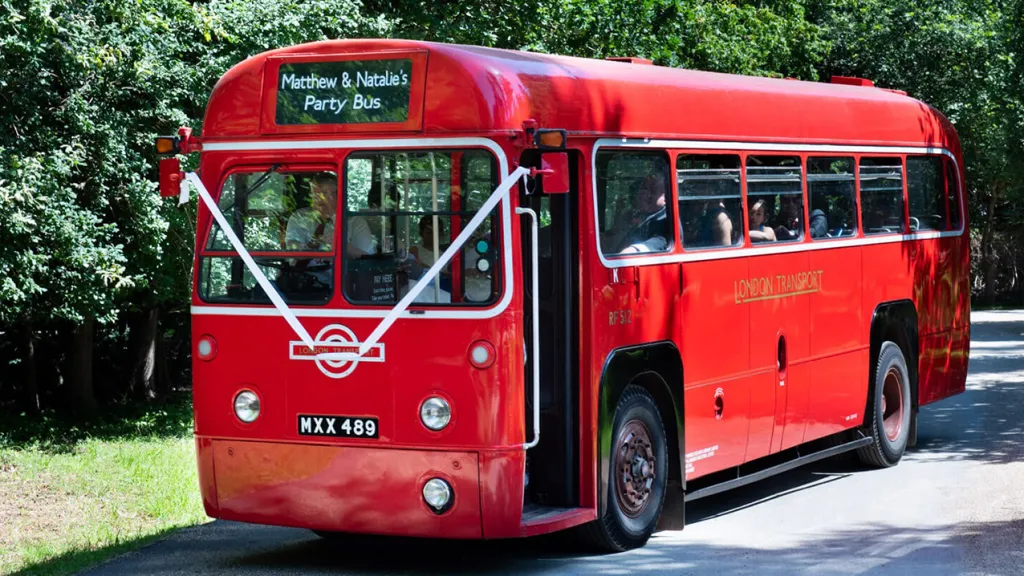 RF Single Decker Wedding Bus Hire Reading, Newbury, Berkshire